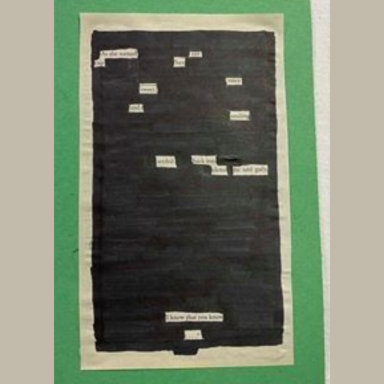 Creating Blackout Poetry - Allentown Art Museum
