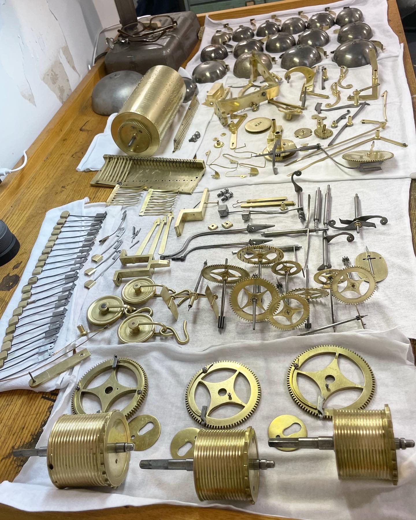 Kress Gallery Clock Undergoing Conservation - Allentown Art Museum